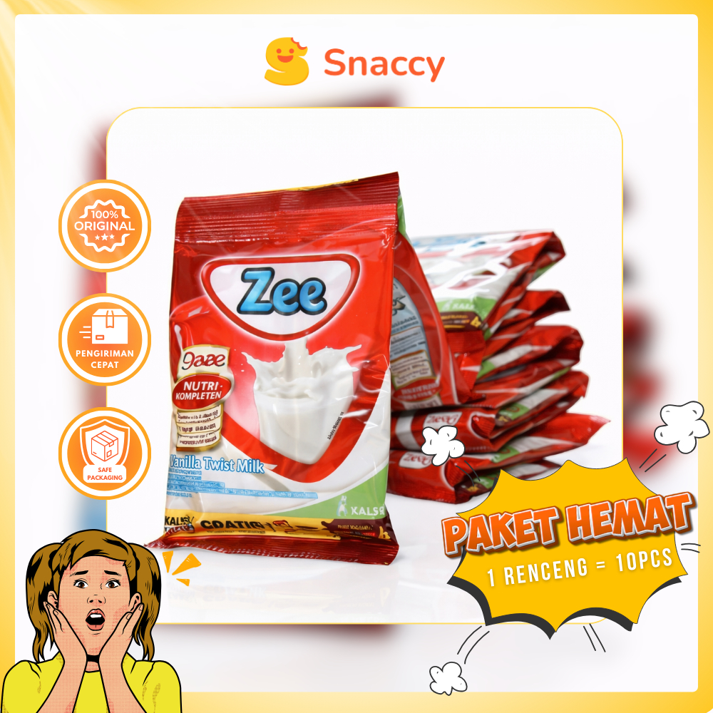 Jual Susu Zee Vanilla Sachet 37gr - Susu Bubuk Rasa Vanilla, Minuman ...