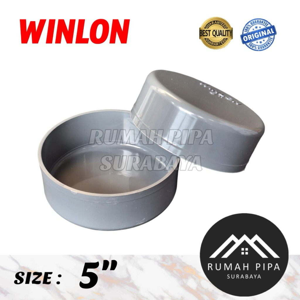 Jual Tutup Pipa 5” DV / DOP 5” DV - WINLON | Shopee Indonesia
