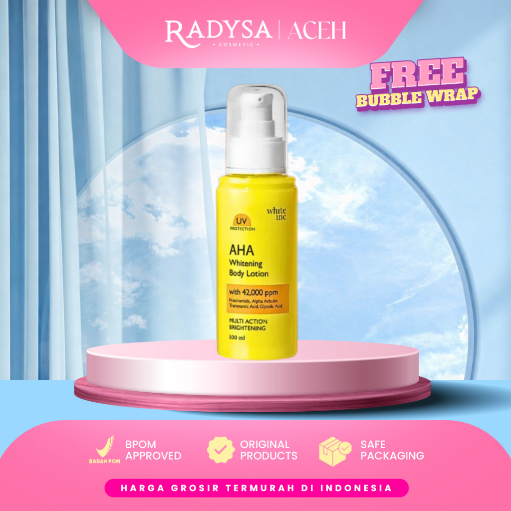 Jual WHITE INC AHA Body Lotion to Whitening & Moisturising | Hand Body ...