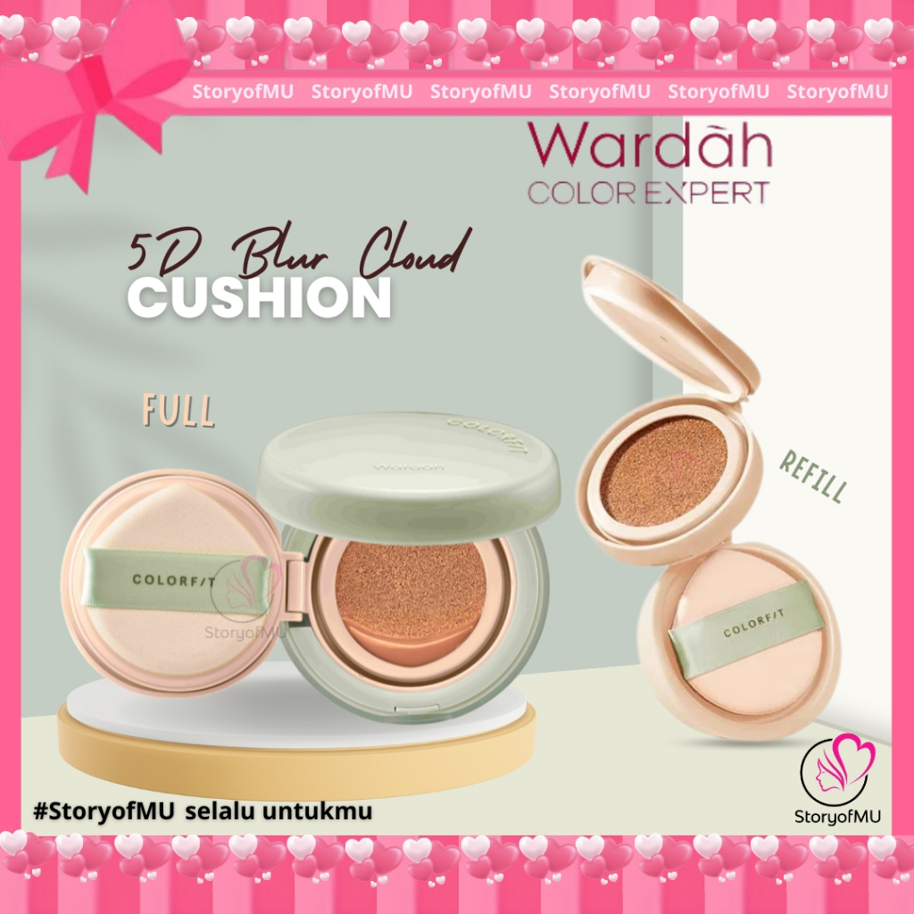 Jual WARDAH Colorfit 5D Blur Cloud Cushion 15gr - Matte Finish I ...