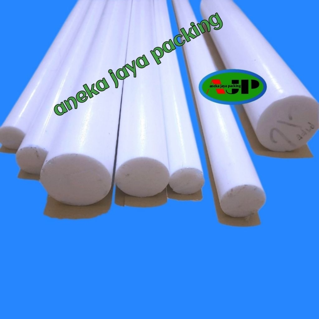 Jual teflon rod dia 20mm x 60cm as ptfe batangan | Shopee Indonesia