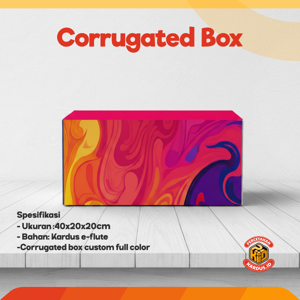 Jual Cetak BOX KARDUS 40x20x20 cm Full Color Free Custom Desain/Logo ...