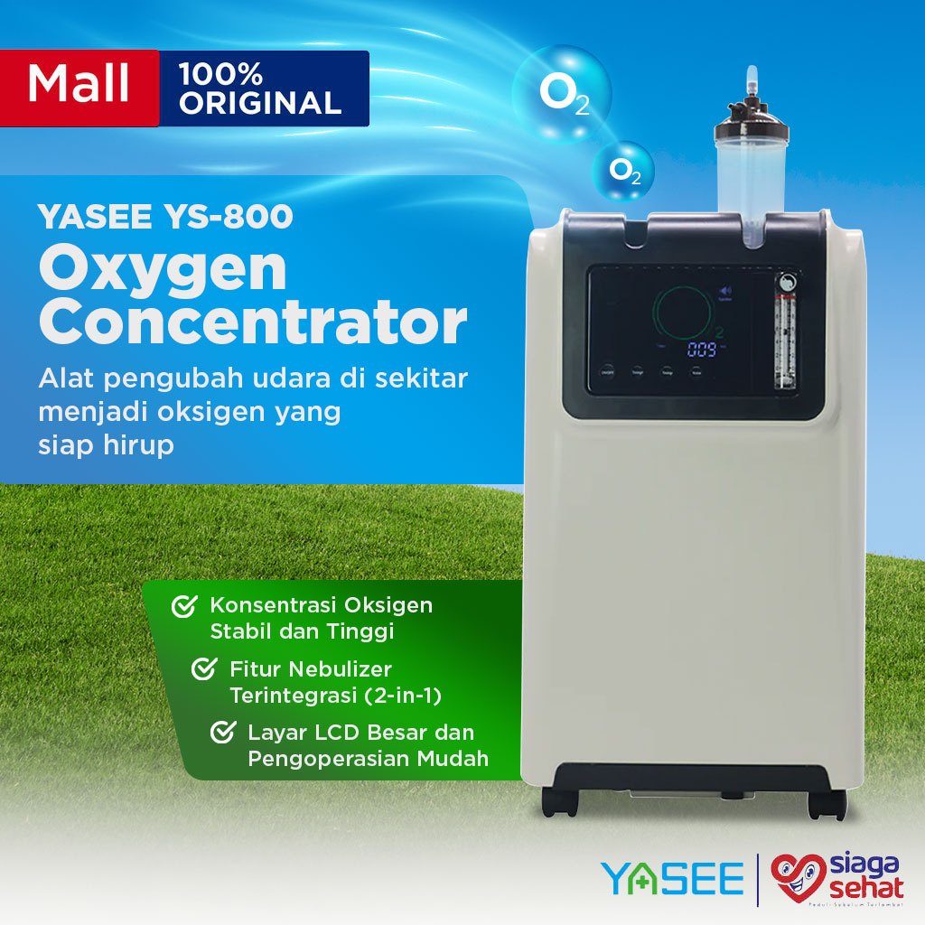 Jual YASEE Oxygen Concentrator 10L Dual Flow Oksigen Konsentrator Y800 ...
