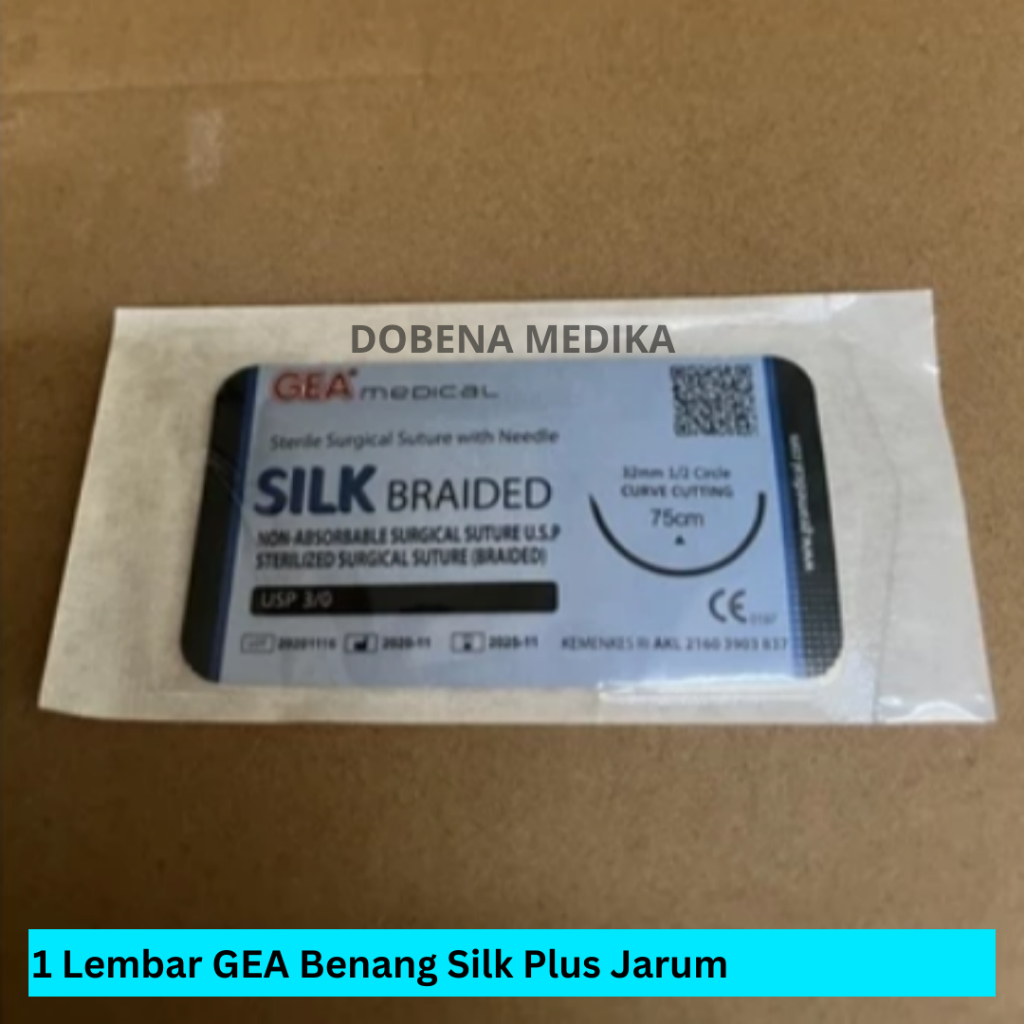 Jual Benang Silk 2.0 3.0 4.0 Plus Jarum / Benang Operasi | Shopee Indonesia