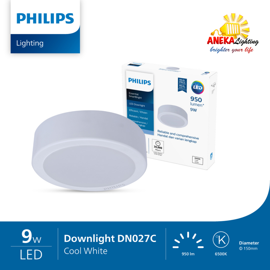 Jual Philips DN027C G3 Led9 9W D150 downlight LED Outbow | Shopee Indonesia