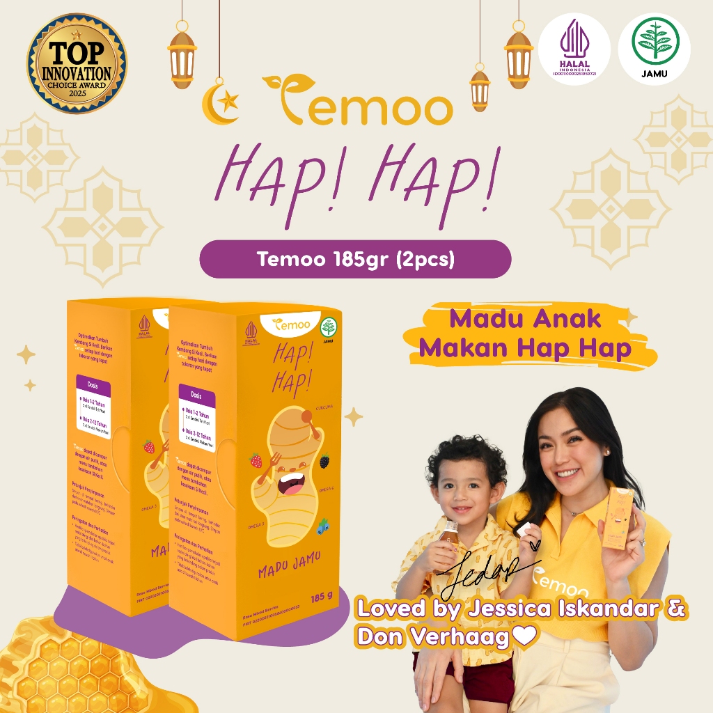 Jual Paket Gemoy B - Temoo Hap Hap Madu Jamu [Set 2 x 185 gr] - Vitamin ...