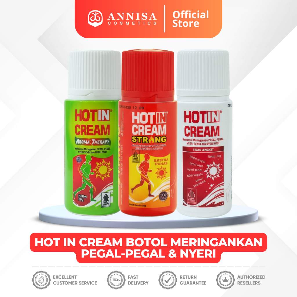 Jual Hot In Cream Botol - Membantu Meringankan Pegal & Nyeri | Shopee ...