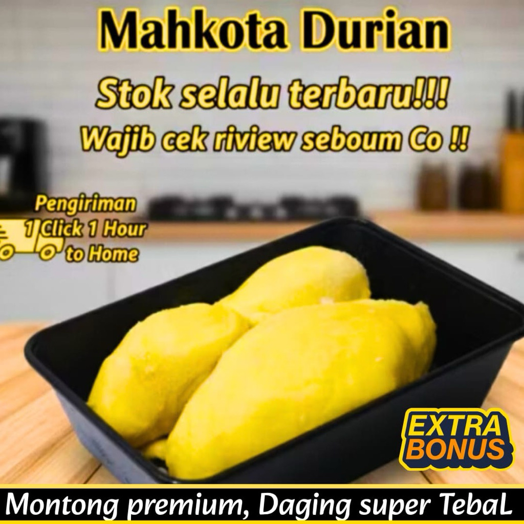 Jual DURIAN MONTONG KUPAS PILIHAN/DURIAN MONTONG KUALITAS AAA KING ...