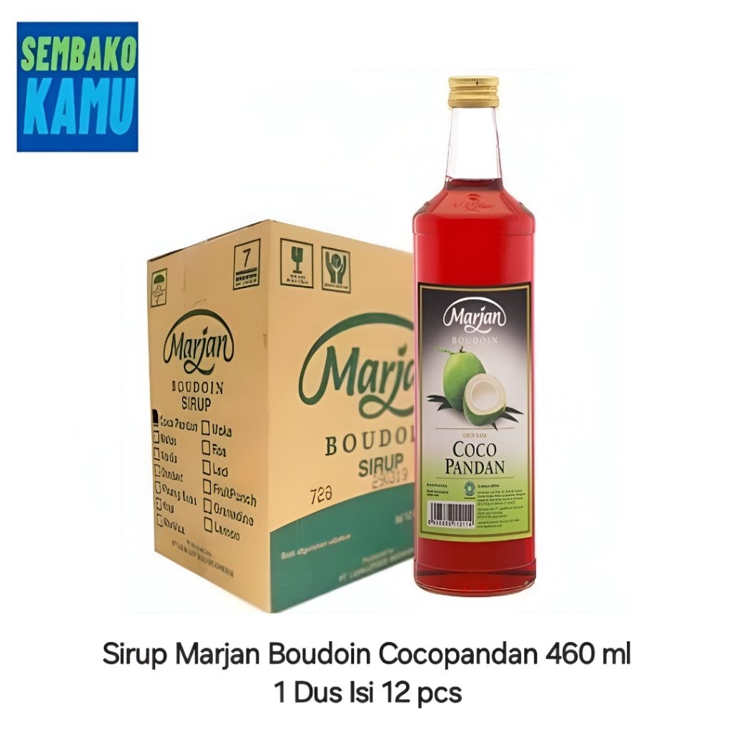Jual Sirup Marjan Cocopandan - 1 Dus Isi 12 pcs | Shopee Indonesia