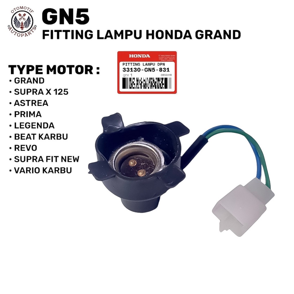 Jual Socket Pitting Lampu Depan Honda Beat / Vario / Grand / Supra X ...