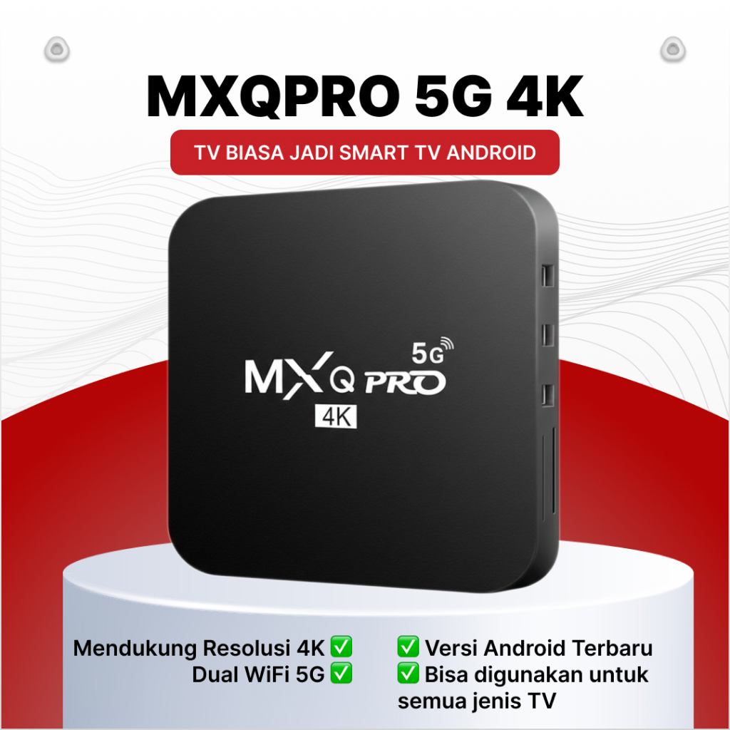Jual Smart TV Box Android MXQPRO 5G 4K Ram 1GB Rom 8GB STB Unlock Paket ...