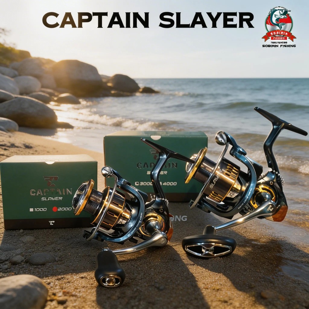 Jual Reel captain slayer power handle 2000-3000 | Shopee Indonesia