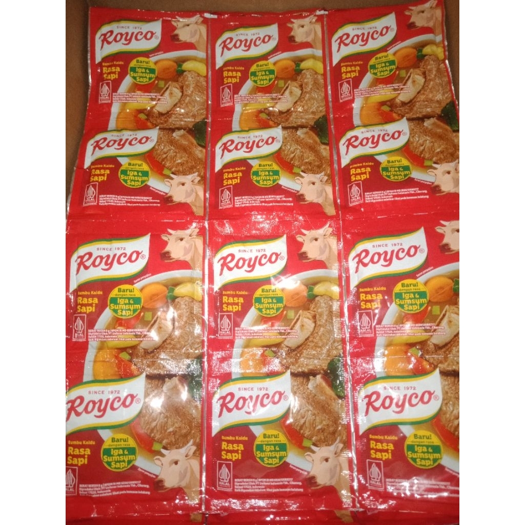 Jual MURAH!! ROYCO SAPI (1 RENCENG 12 Sachet) | Shopee Indonesia