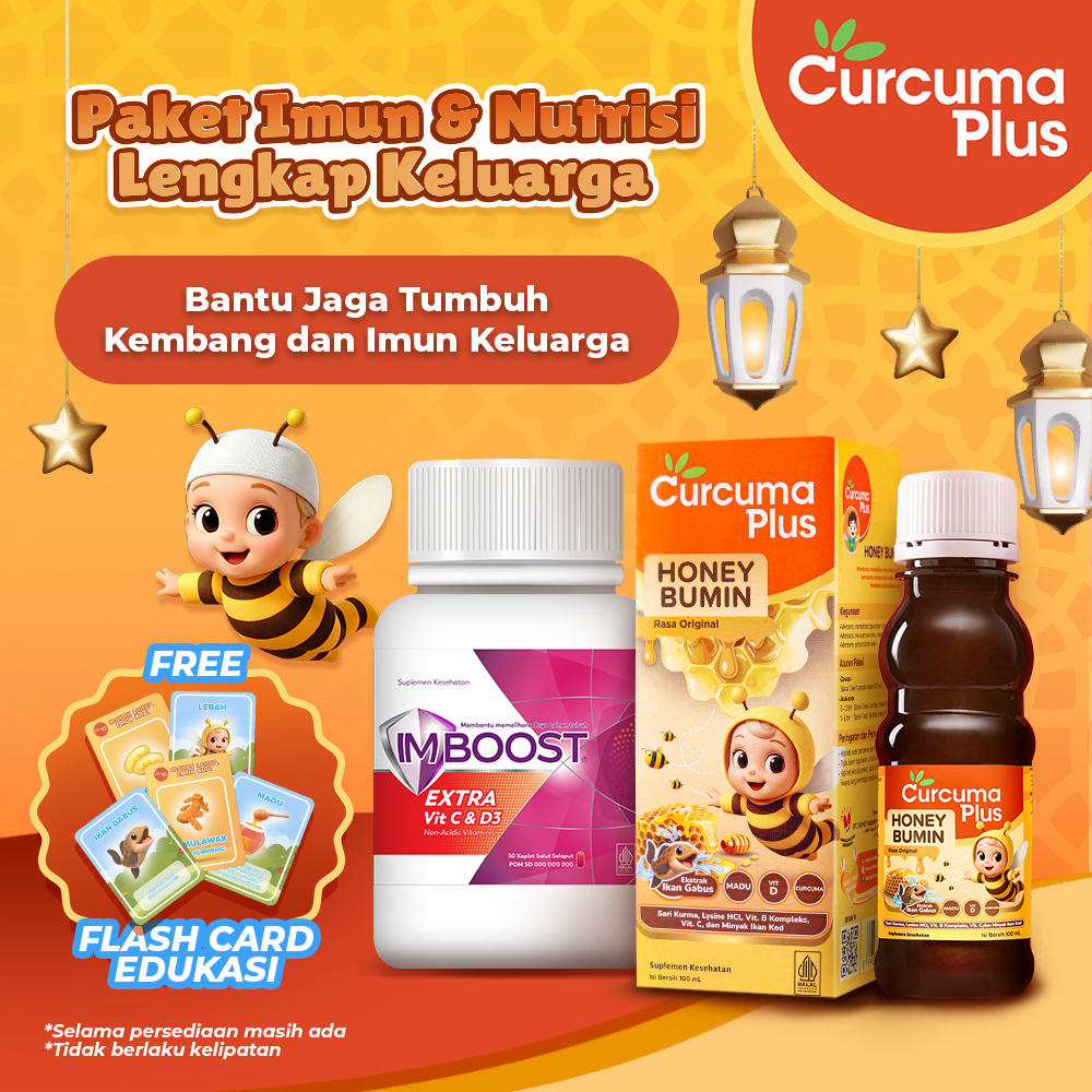 Jual [ FREE FLASHCARD ] BARU! Curcuma Plus Paket Imun & Nutrisi Lengkap ...
