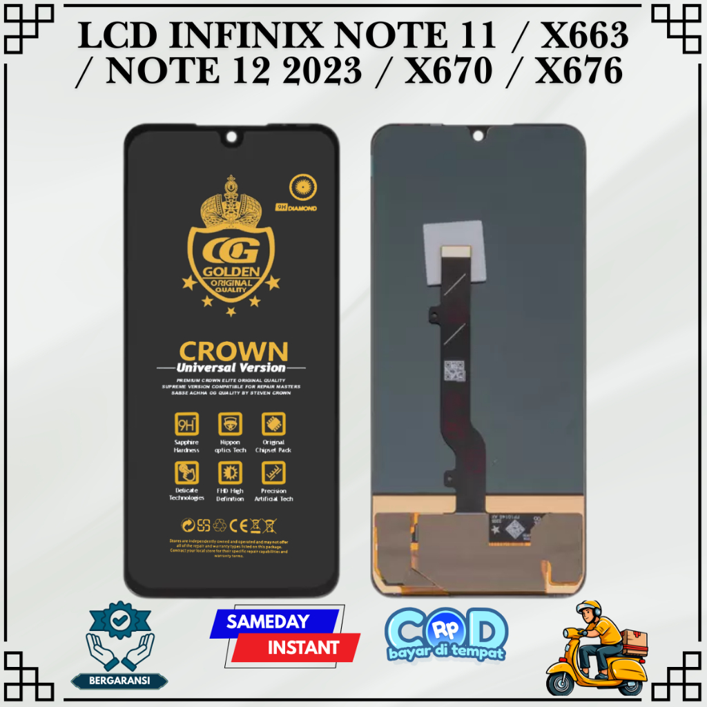 Jual LCD INFINIX NOTE 11 / X663 / NOTE 12 2023 / NOTE 12 G96 / X670 ...
