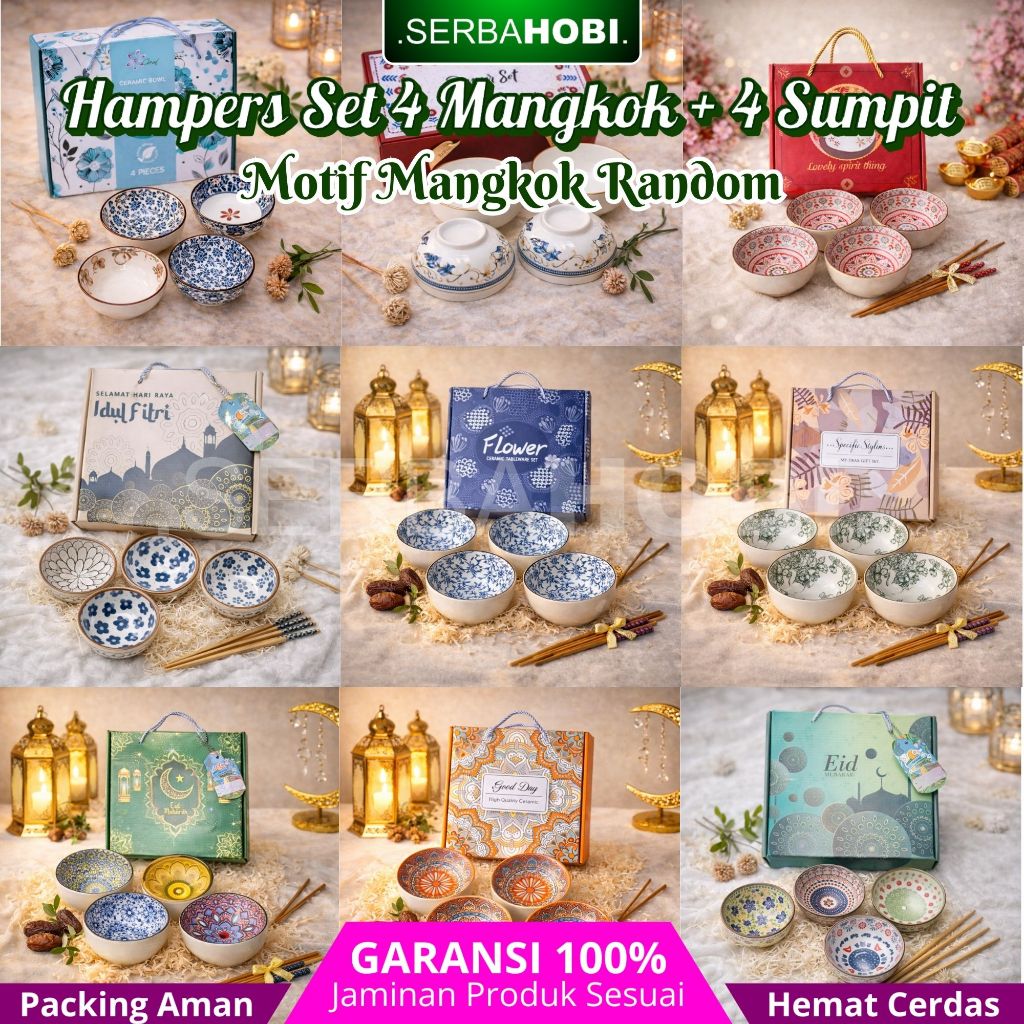 Jual Hampers Parcel Lebaran / Hadiah idul fitri / Set Mangkok Keramik ...