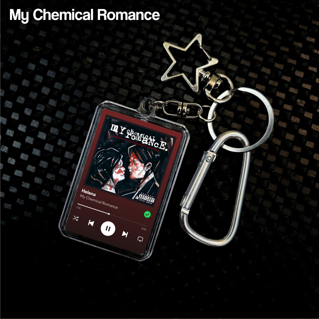 Jual Gantungan Kunci My Chemical Romance Helena MCR Keychain Spotify ...