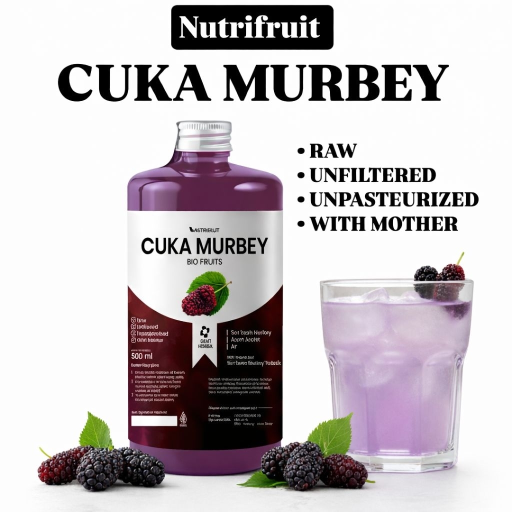 Jual Nutrifruit Cuka Murbey 500 ML With Mother Premium Organik | Shopee ...