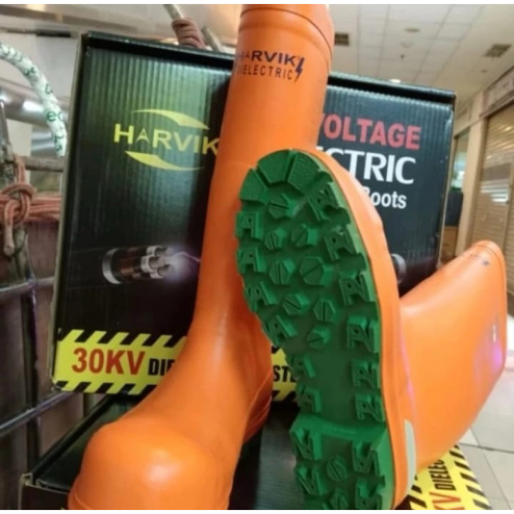 Jual Sepatu Safety Boot HARVIK 20 Kv/ Sepatu Boot Anti Listrik 30KVy ...