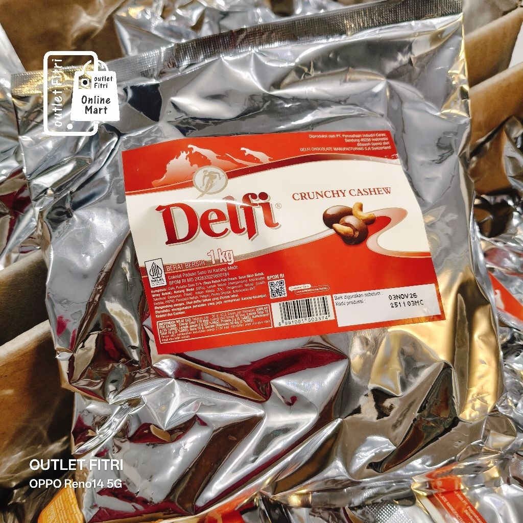 Jual [1kg] DELFI Coklat Mede - Delfi Coklat Mete | Shopee Indonesia