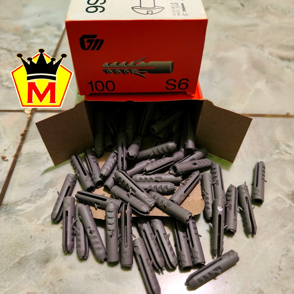 Jual [KOTAK] Baut Dinding Penguat Sekrup Penahan Skrup Mur Baut Tanam ...