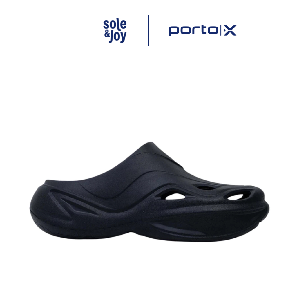 Jual Porto X Jean Clogs Black - Sandal Selop Karet Sandal Unisex ...