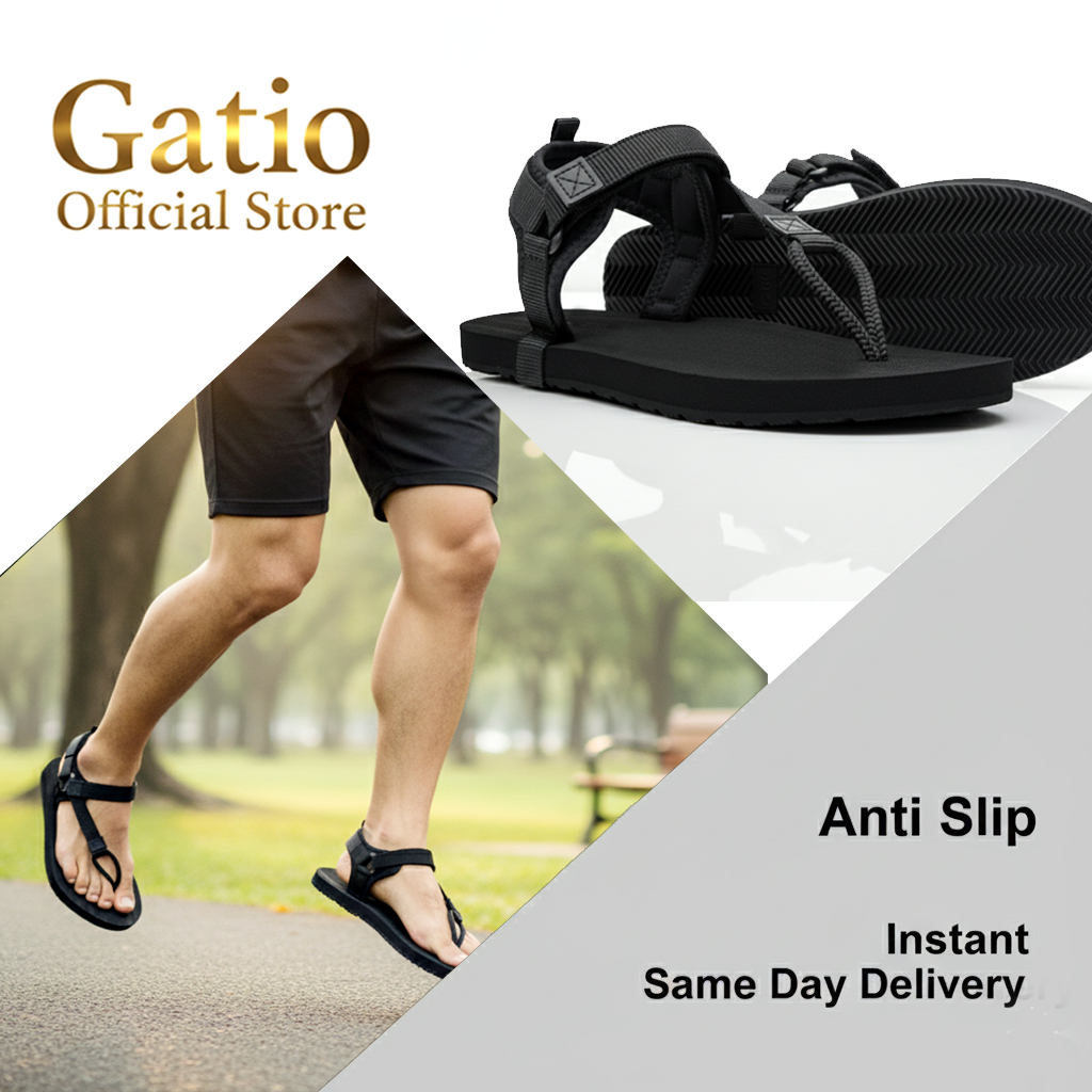 Jual Gatio - RUN100 - Sandal Barefoot Pria dan Wanita Sendal Rubber ...