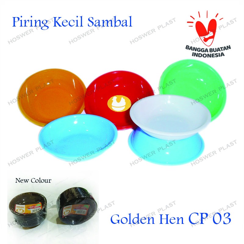 Jual 6 pak @12 pcs Golden Hen Piring Sambal / Mangkok Sambal / Chili ...