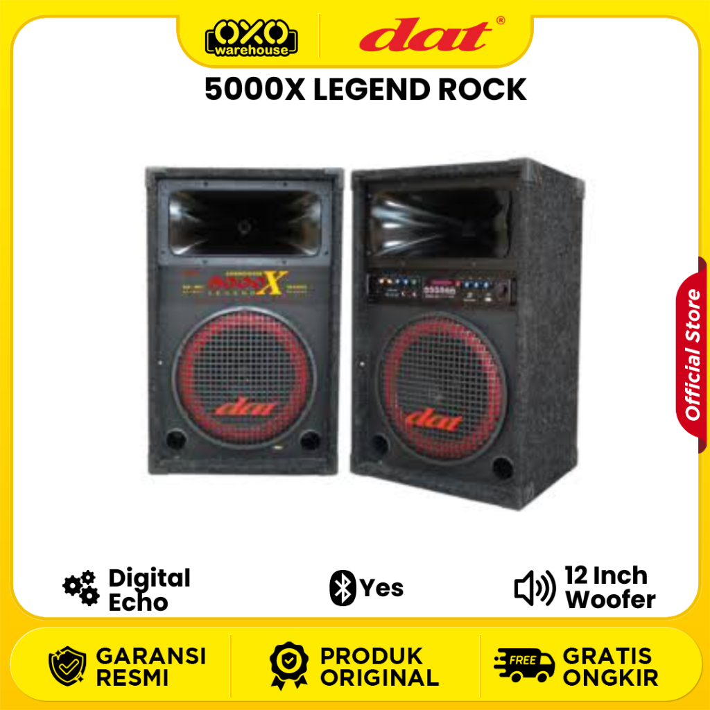 Jual DAT 5000X LEGEND | Speaker Aktif 12” Box Bluetooth, USB, SD Card ...