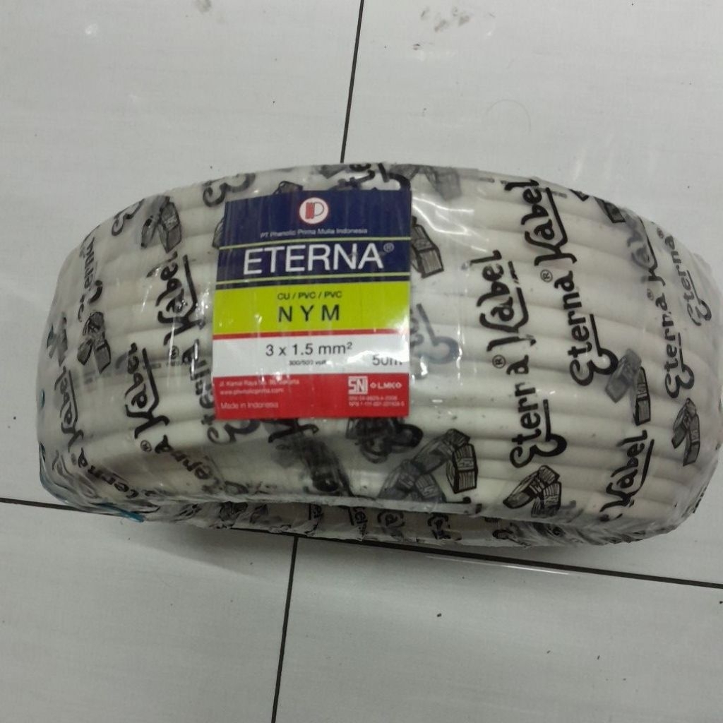 Jual Kabel Eterna 3X1.5 Terlengkap & Harga Terbaru Juni 2026 | Shopee ...
