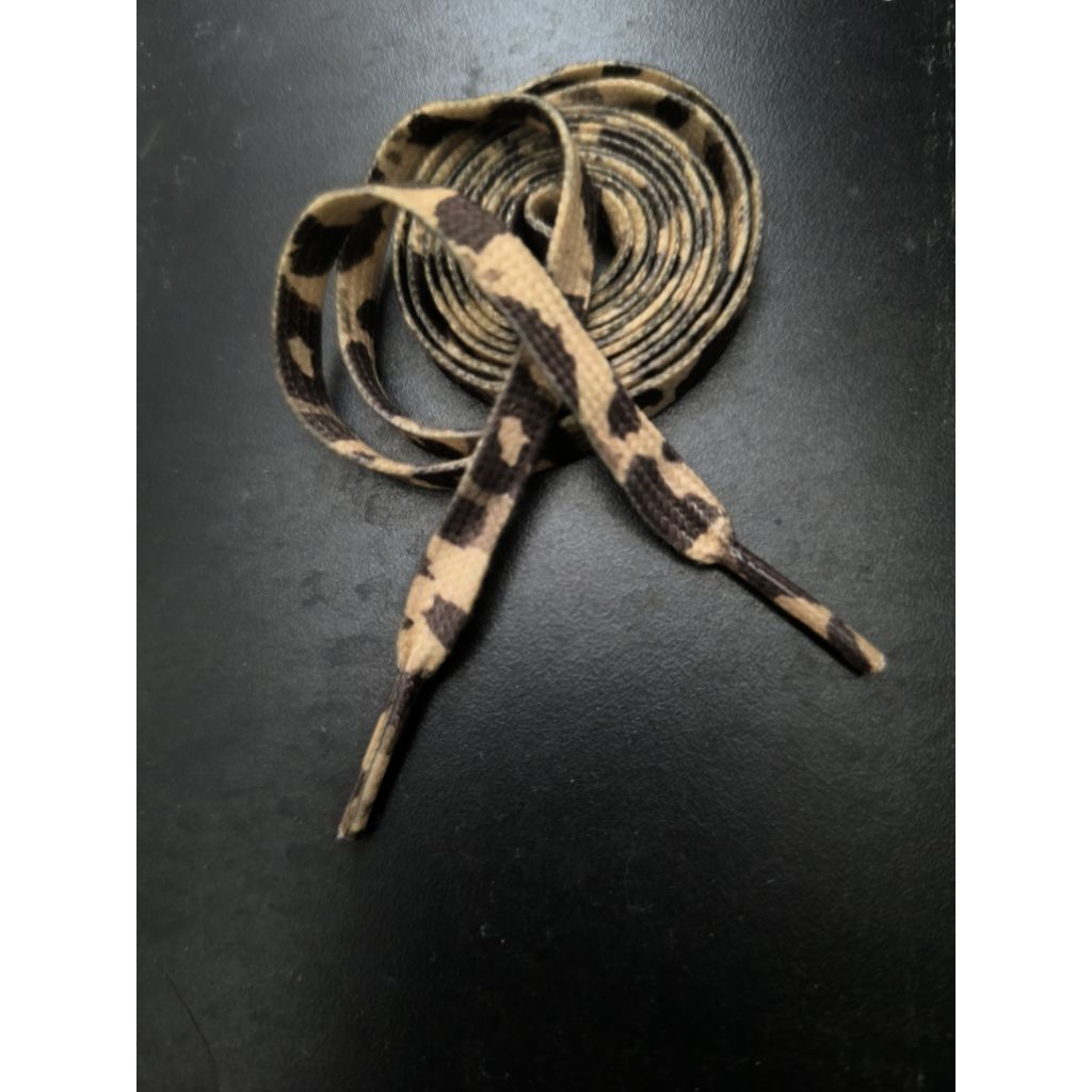 Jual Tali sepatu unik motif loreng lebar 8mm panjang 125 cm | Shopee ...