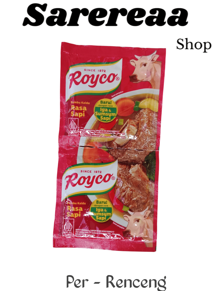 Jual Royco Kaldu Sapi 8g – 1 Renceng (Isi 12 Sachet) – Bumbu Penyedap ...