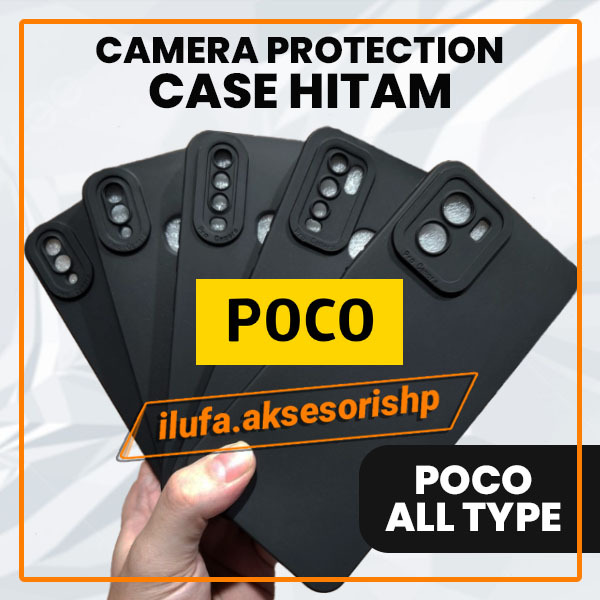 Jual Case Hitam Xiaomi POCO C31 C40 C50 C51 C55 C61 C65 C71 C75 C85 4G ...