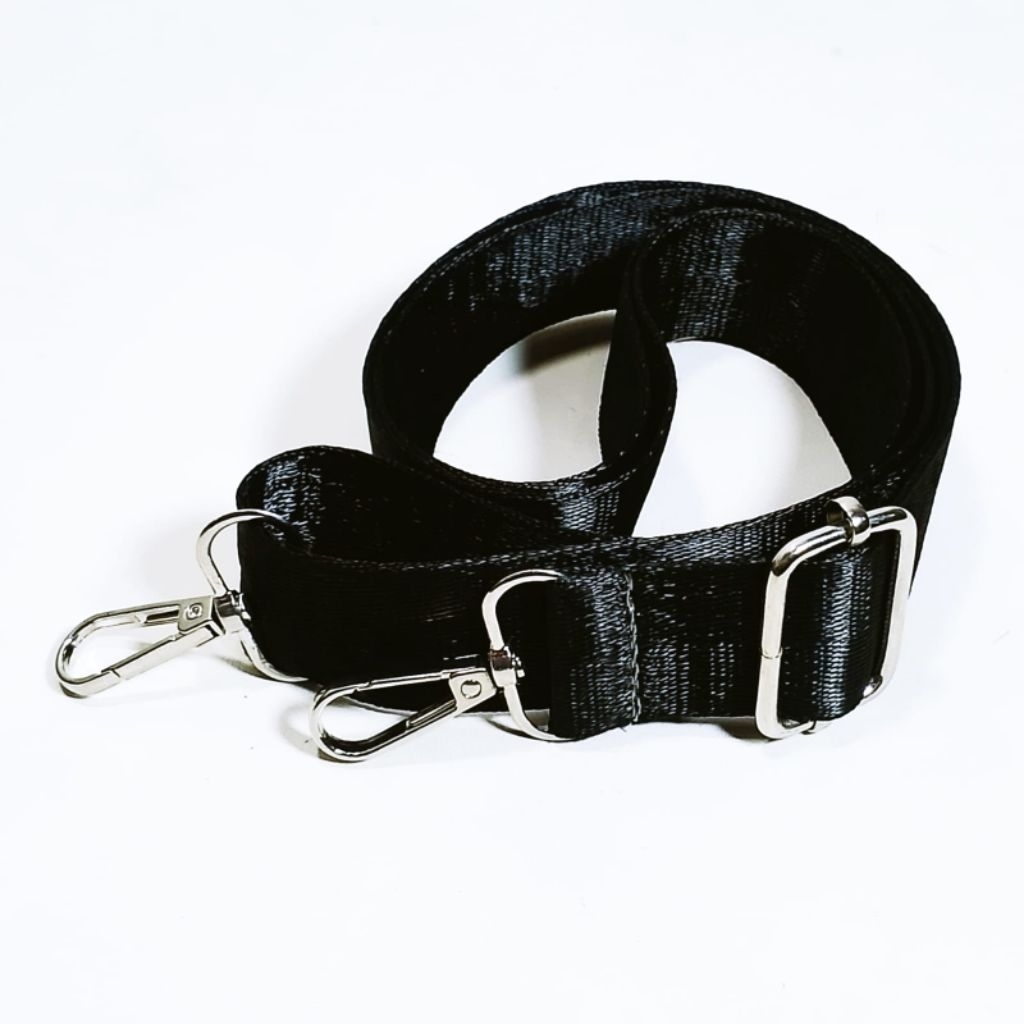 Jual Tali tas selempang strap mode polos ukuran 3cm besi putih | Shopee ...
