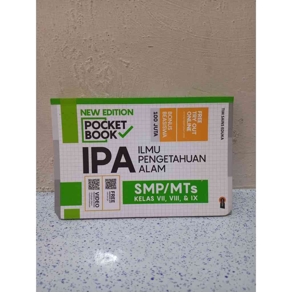 Jual BUKU NEW EDITION POCKET BOOK IPA ILMU PENGETAHUAN ALAM SMP/MTS ...