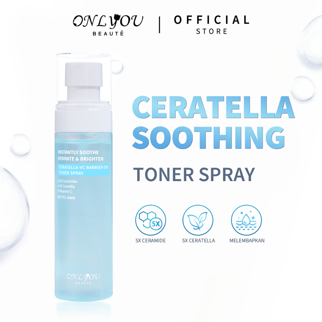 Jual NEW LAUNCH ONLYOU Ceratella-VC Barrier On Toner Spray 5X Ceramide ...