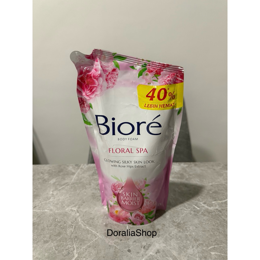 Jual Biore Body Foam Sabun Mandi Floral Spa 800ml | Shopee Indonesia