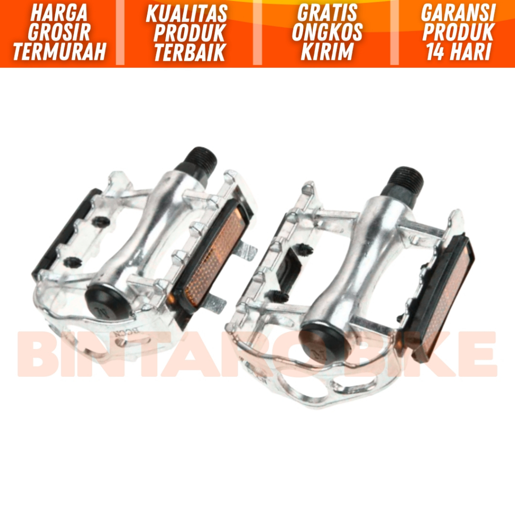 Jual Pedal Sepeda Alloy PDA08 DU Bearing Sepeda MTB Roadbike Fixie BMX ...