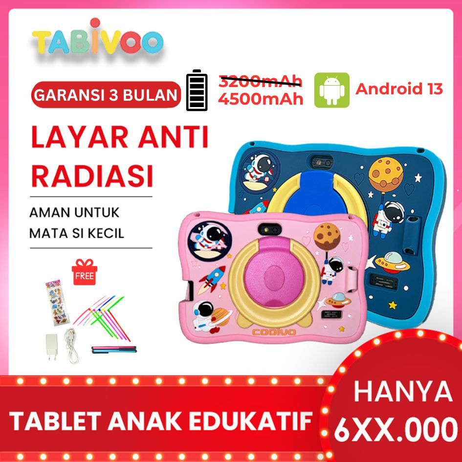 Jual TABIVOO KIDS STUDY TAB C07 New 4/64GB Hadiah Tablet Anak Untuk ...