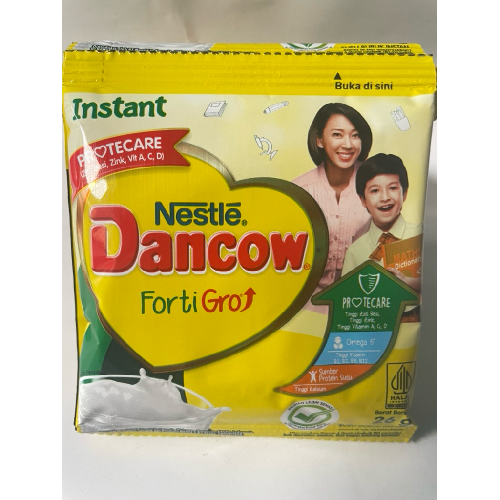 Jual Susu dancow instan putih sachet 26 gr renceng isi 10 Pcs | Shopee ...