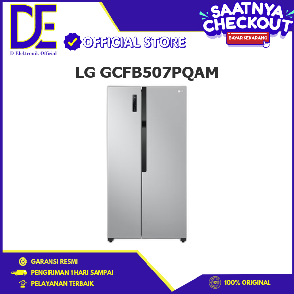 Jual LG GCFB507PQAM KULKAS SIDE BY SIDE 509 L MULTI AIRFLOW NO FROST ...