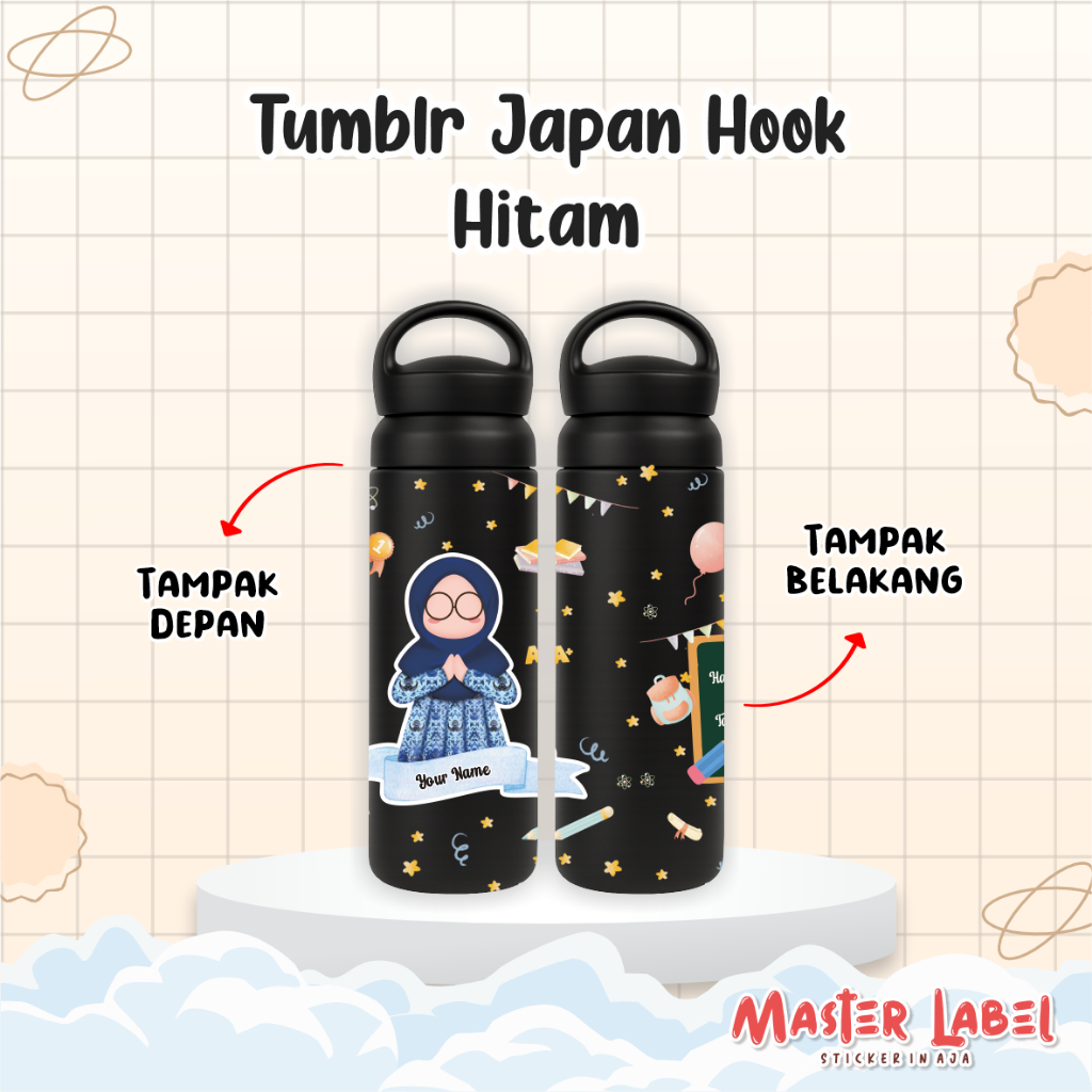 Jual Tumblr custom nama Tumbler Custom botol minum custom kado unik ...