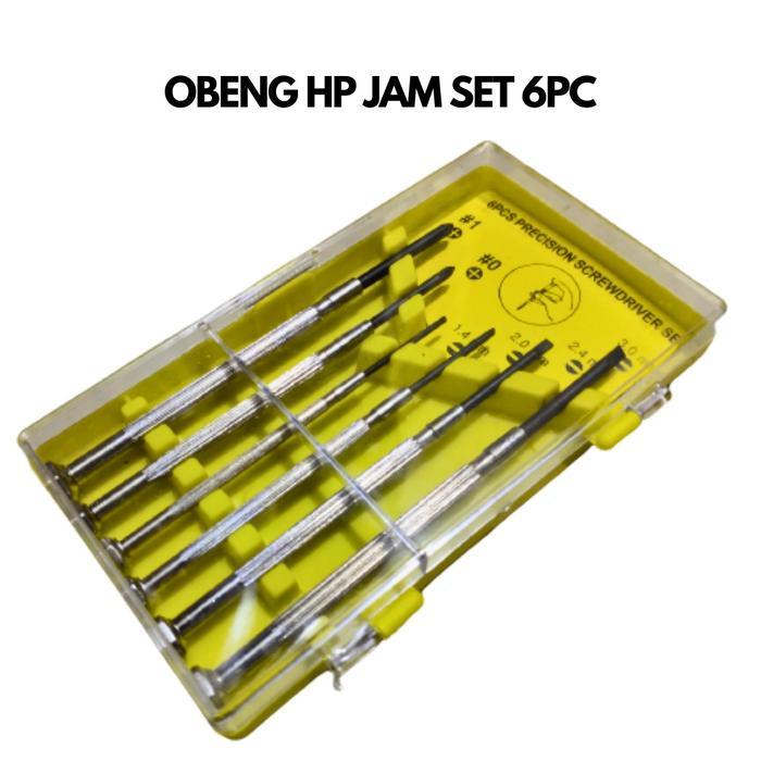 Jual FREED Obeng mini kecil set 6 pcs jam Kacamata HandPhone Tamiya ...