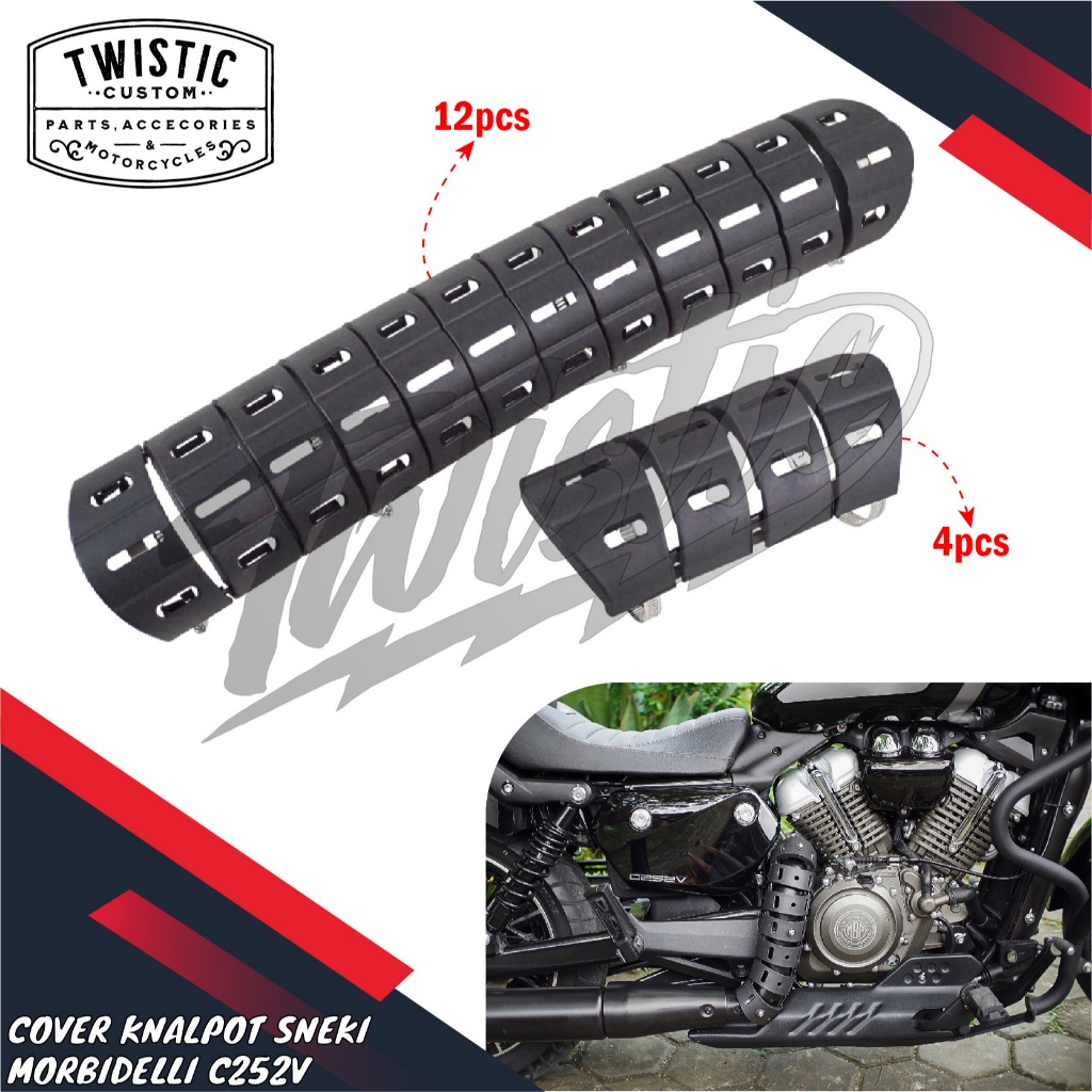 Jual Cover Shield Pelindung Leher Pipa Knalpot Sneki Set Anti Panas ...