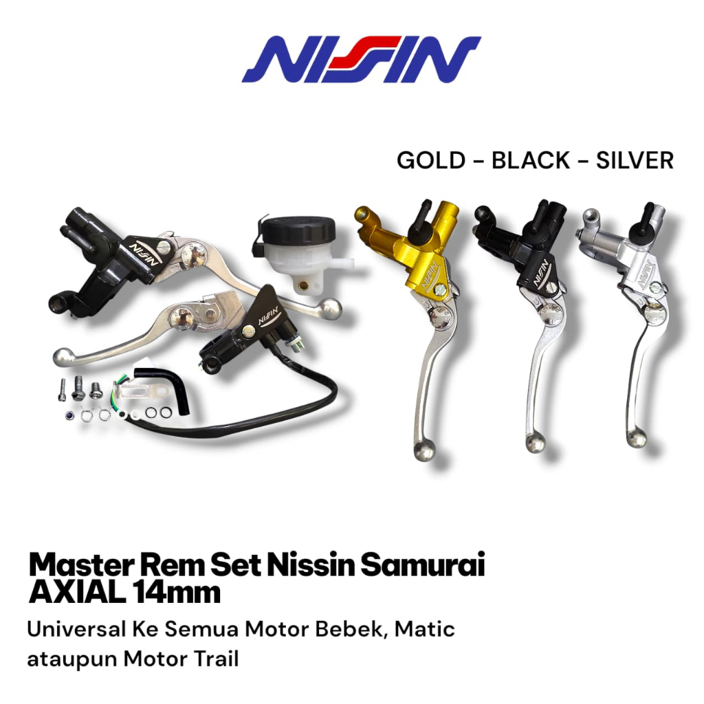 Jual Master Rem Nissin Samurai Axial 14mm Master Rem Trek Tabung Big ...