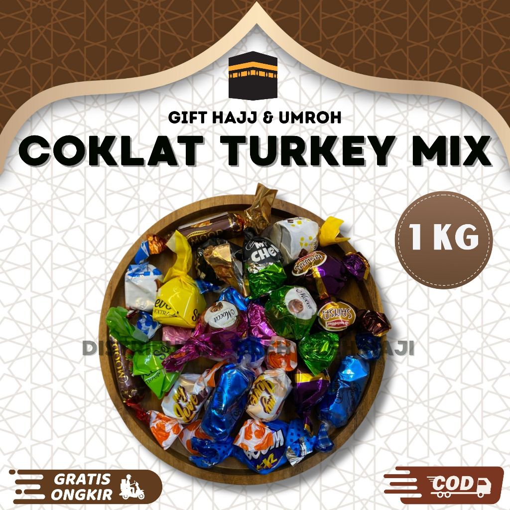 Jual COKLAT TURKEY MIX 1 KG I COKELAT CEMILAN TIMUR TENGAH I COKLAT ...