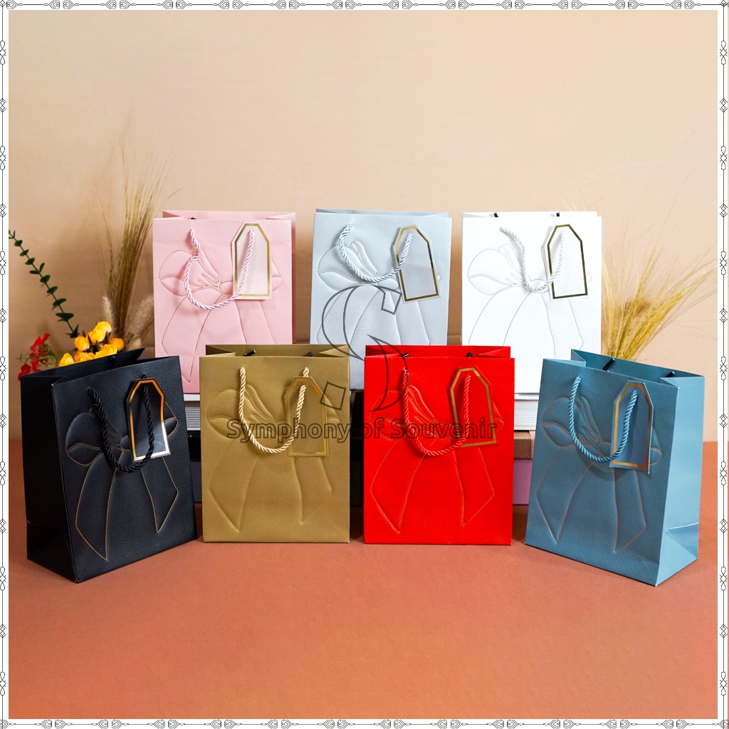 Jual SS - Premium Paper Bag Emboss Motif Pita Tas Hadiah Souvenir Tas ...