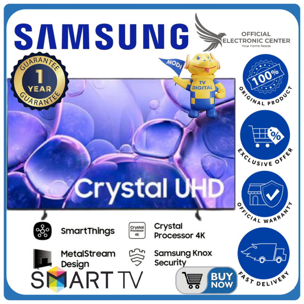 Jual TV SAMSUNG 50U8500F 50U8000F CRYSTAL 4K UHD SMART TV 50 INCH ...