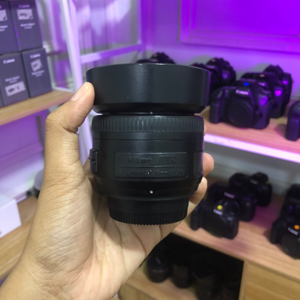 Jual Lensa 35mm f1.8 dx nikon fullsetbox | Shopee Indonesia