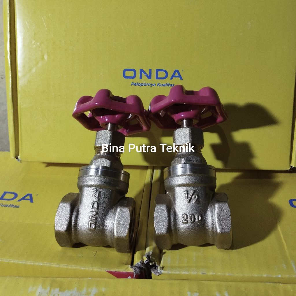 Jual KRAN PDAM/Gate Valve/Stop Kran Kuningan ukuran 1/2 inchi Merek ...